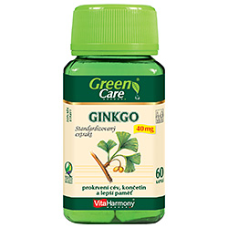 Ginkgo 40 mg - štandardizovaný extrakt - VitaHarmony | A-cosmetics.sk